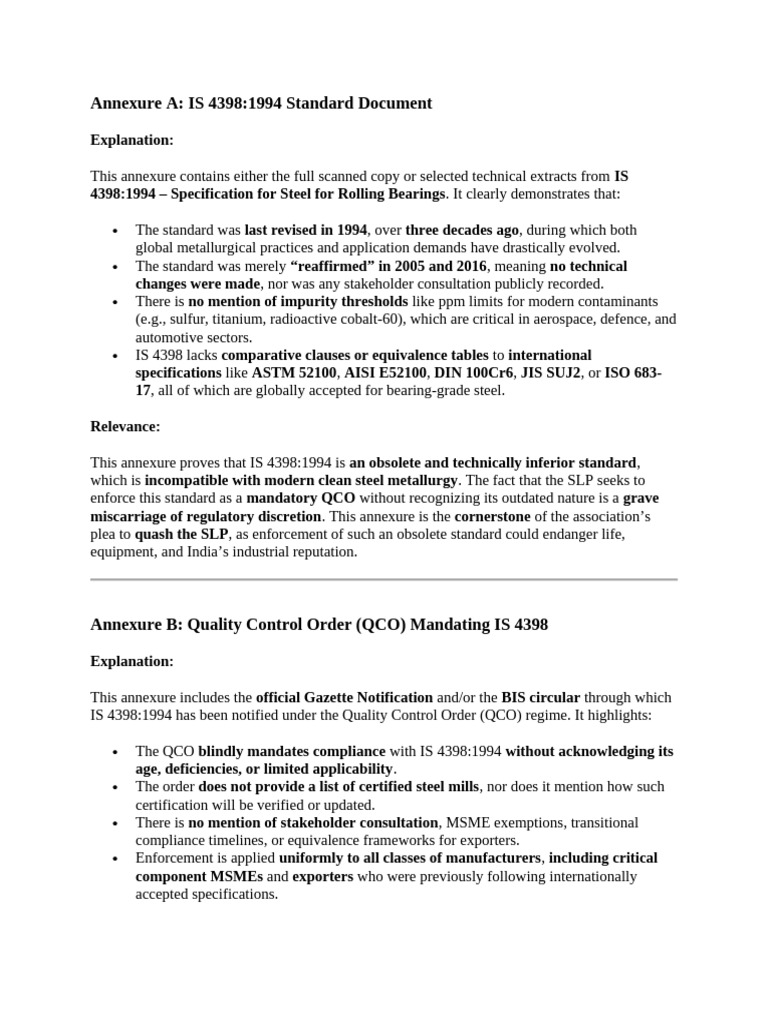 Annexure a m | PDF | Steel | Heat Treating