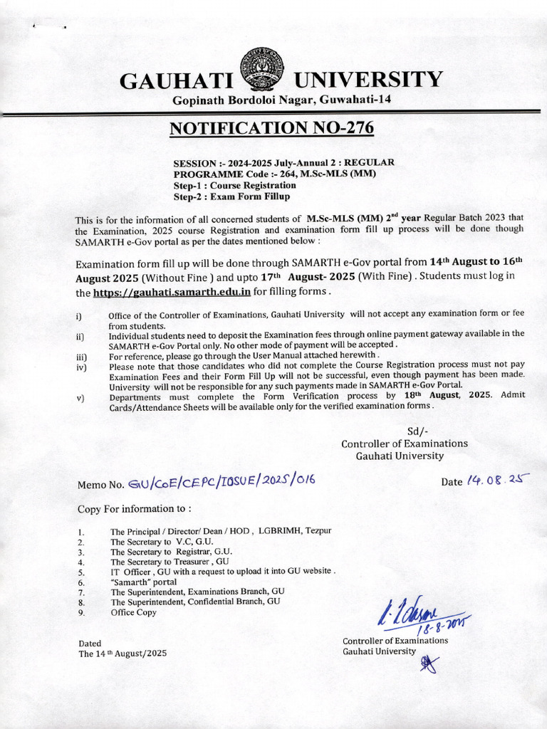 Notification No 276 | PDF