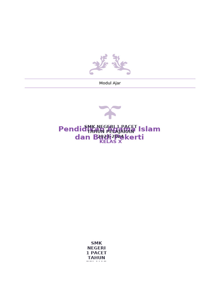 Modul Ajar Fiqih | PDF