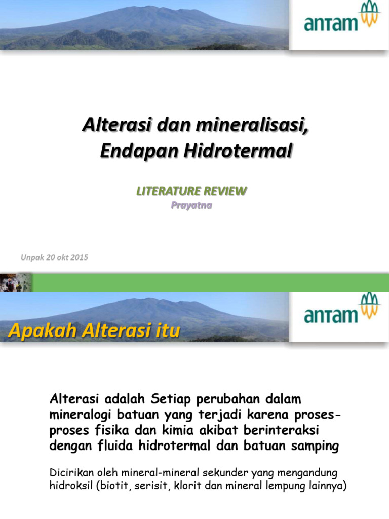 Alterasi Dan Mineralisasi | PDF