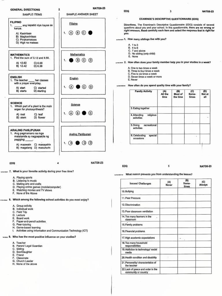 EDQ | PDF
