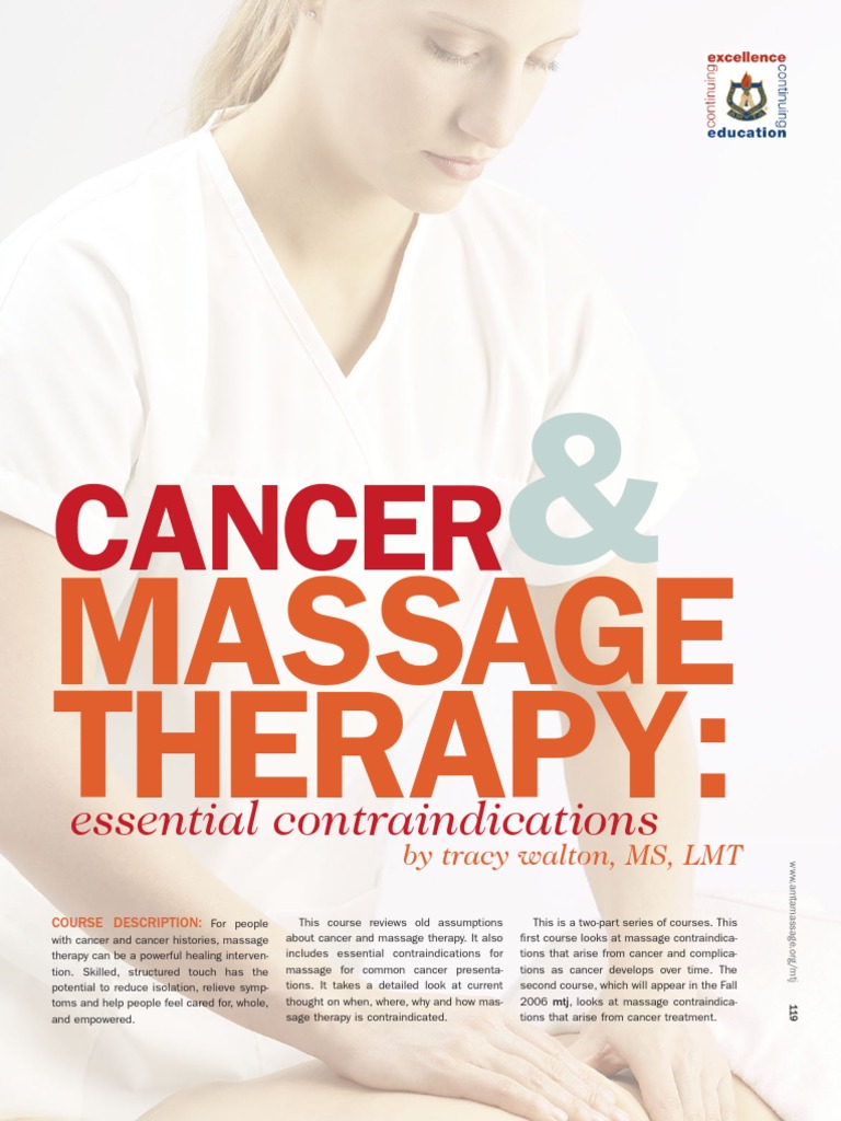 Cancer & Massage Therapy - Part 1 | PDF | Massage | Metastasis