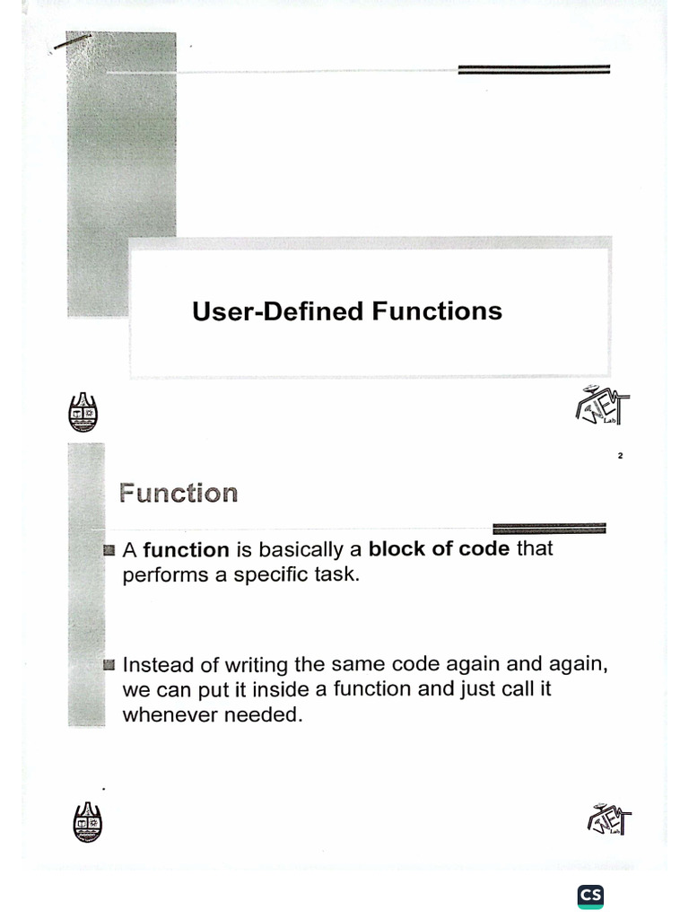 User-Defined Function - PDF | PDF