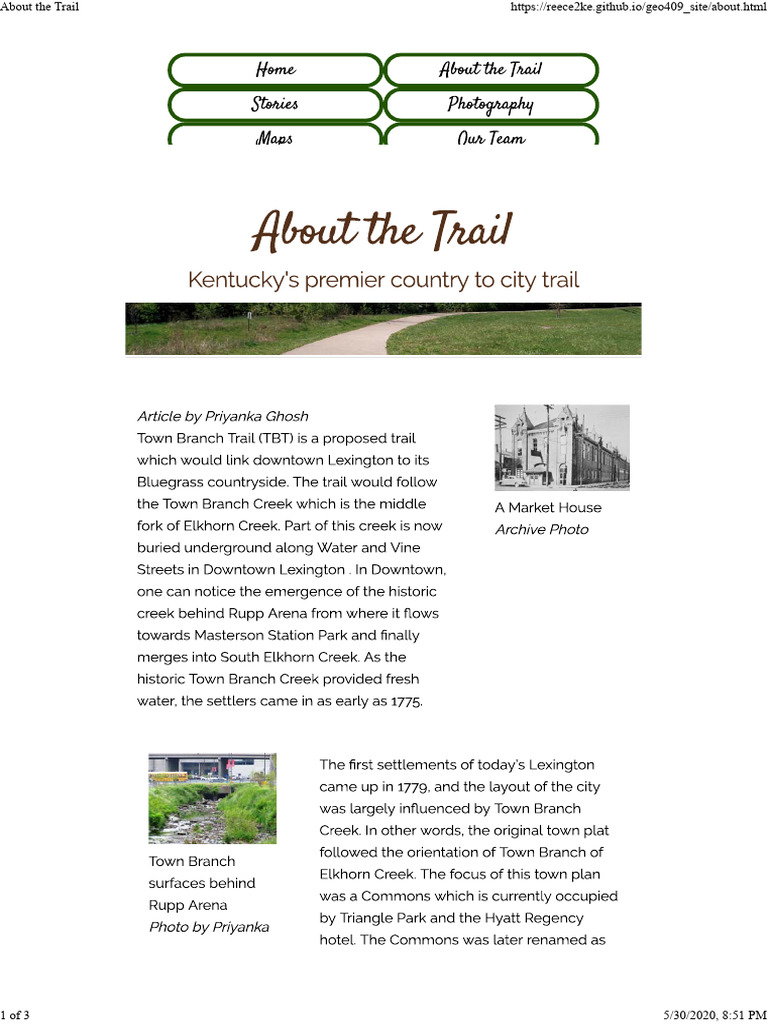 Overview of the Trail | PDF