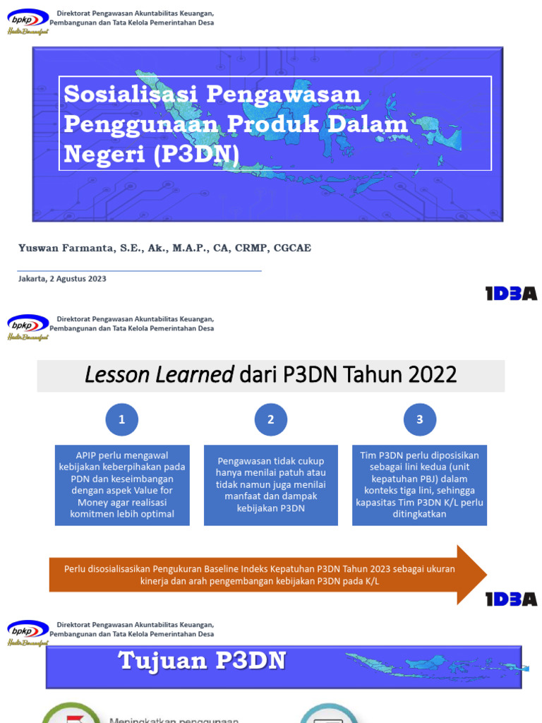 Sosialisasi Pengawasan p3dn 2023 | PDF