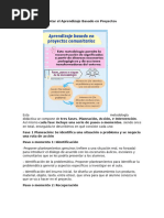 Metodología ABPC, Explicación de Pasos. | PDF