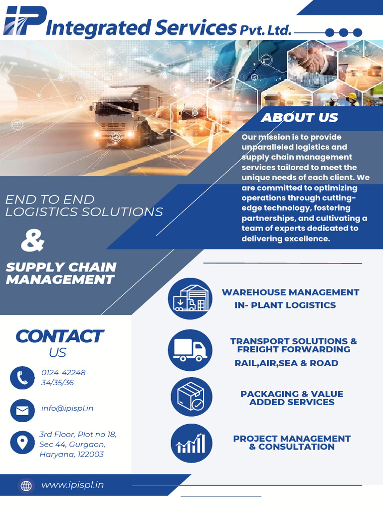 IPISPL Corporate Brochure | PDF | Logistics | Warehouse