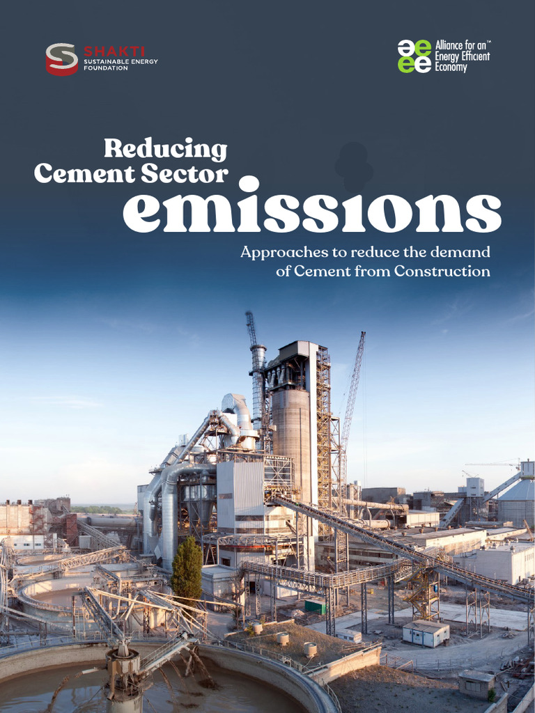 Cement Sector Emission - Final Version | PDF | Cement | Climate Change ...