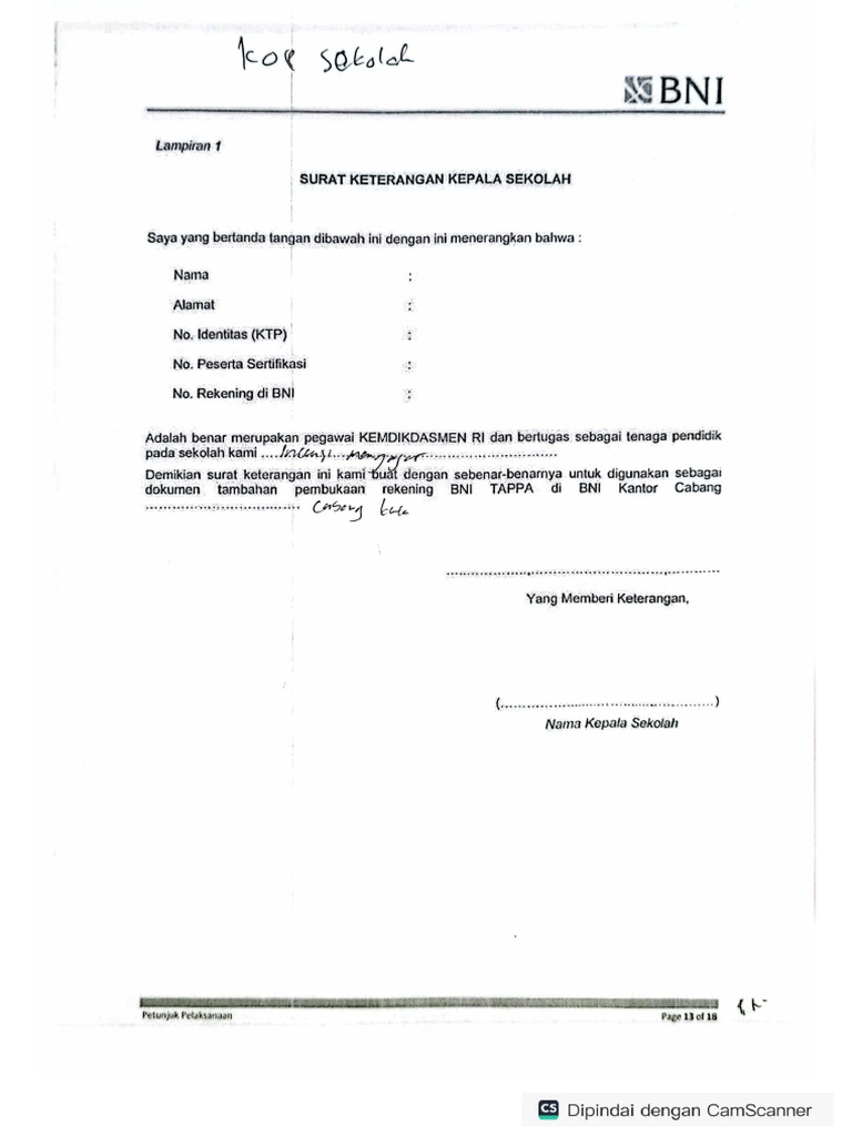 SK Bri Kepsek | PDF