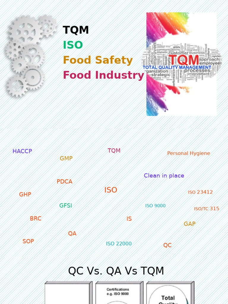TQM and ISO Standards in Food Safety | PDF | Statistics | Food Safety