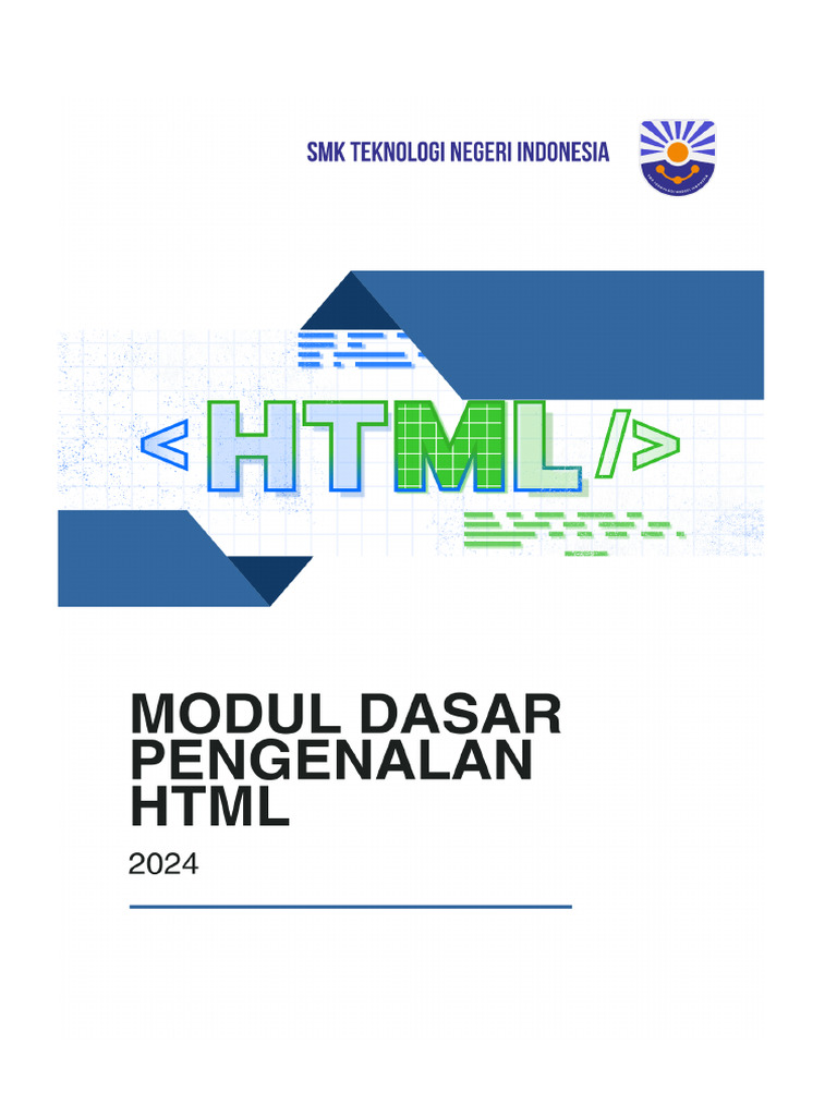 Modul Dasar Pengenalan HTML | PDF