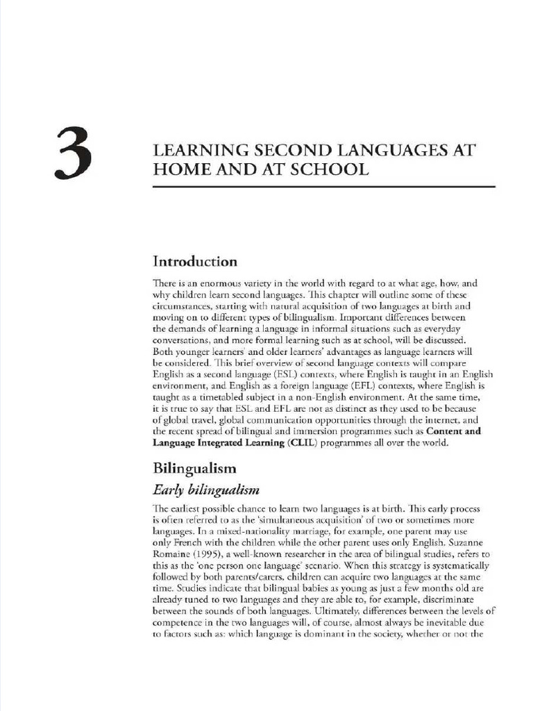 Learning Second Languages Teaching Young Language Learners Second ...