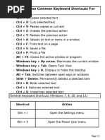 Adobe Acrobat Keyboard Shortcut | PDF | Window (Computing) | Computer Keyboard