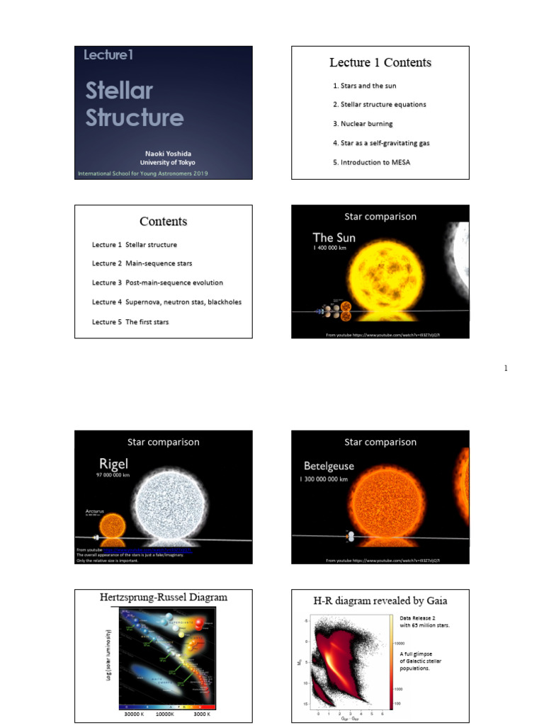Stellar Structure and Nuclear Processes | PDF | Stars | Diffusion