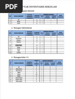 Daftar Inventaris Kelas Format Terbaru | PDF