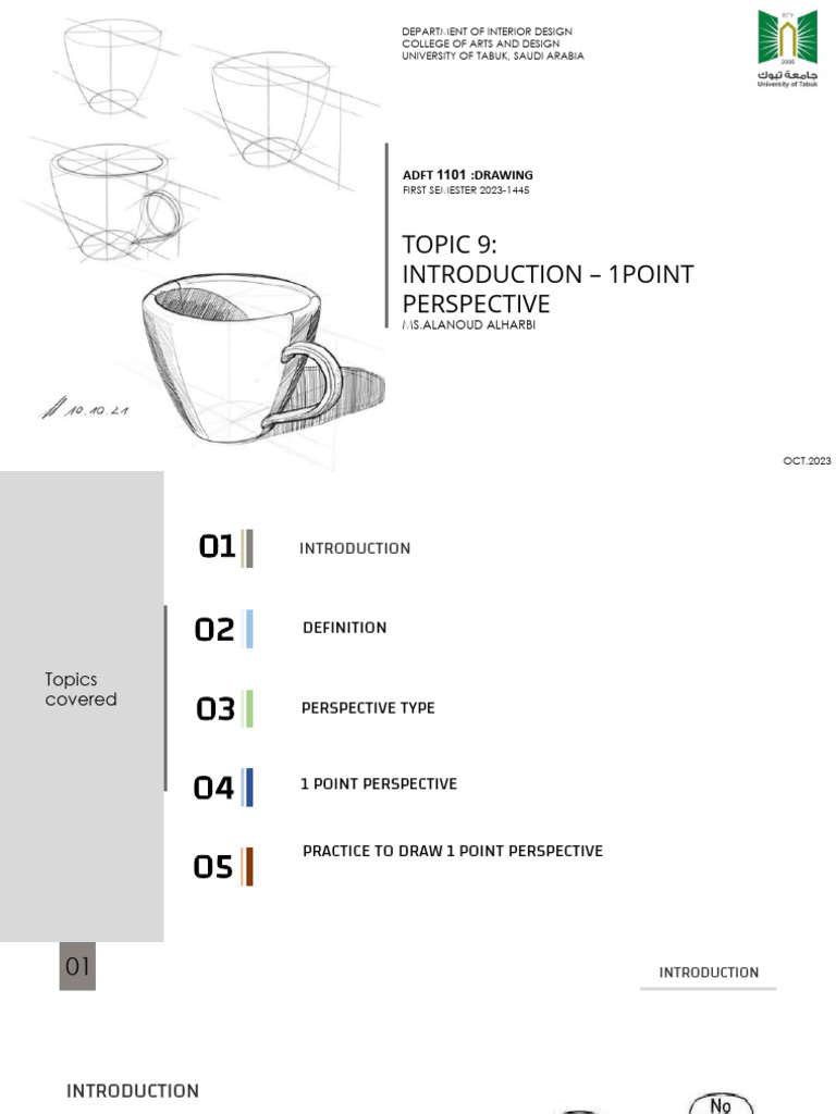 One-Point Perspective Drawing Guide | PDF | Perspective (Graphical ...