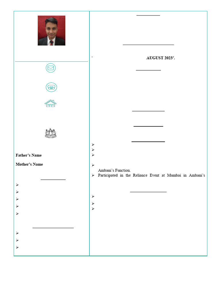 Culinary Professional Resume: Pankaj Chandra | PDF