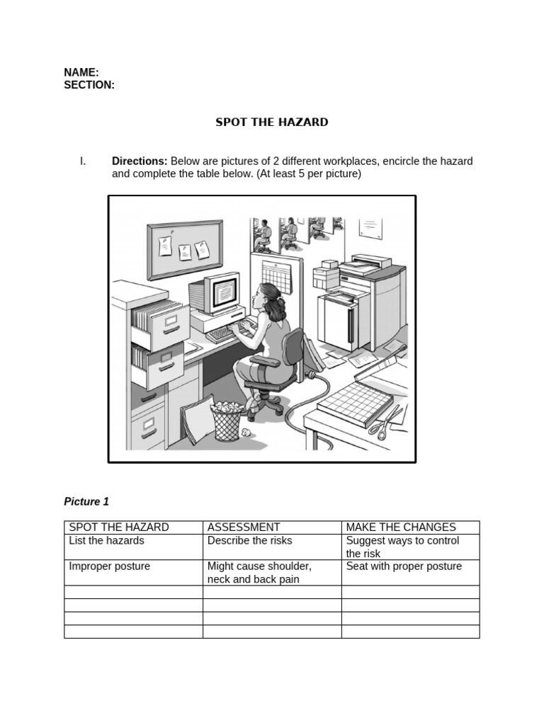 Spot The Hazard | PDF