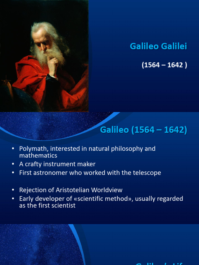 Gens207 Week 10-11 Galileo | PDF | Galileo Galilei | Heliocentrism
