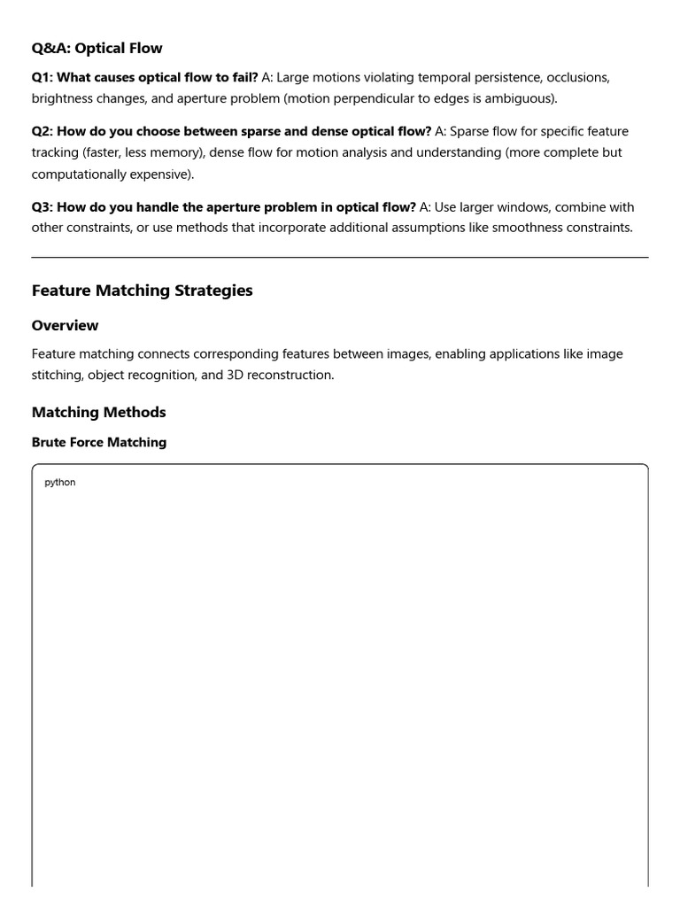 PDF 2 - Feature Detection & Matching | PDF | Image Processing | Graphics