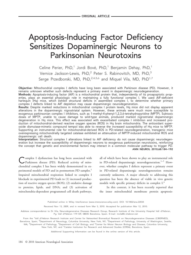 Apoptosis Inducing+Factor+Deficiency | PDF | Reactive Oxygen Species ...