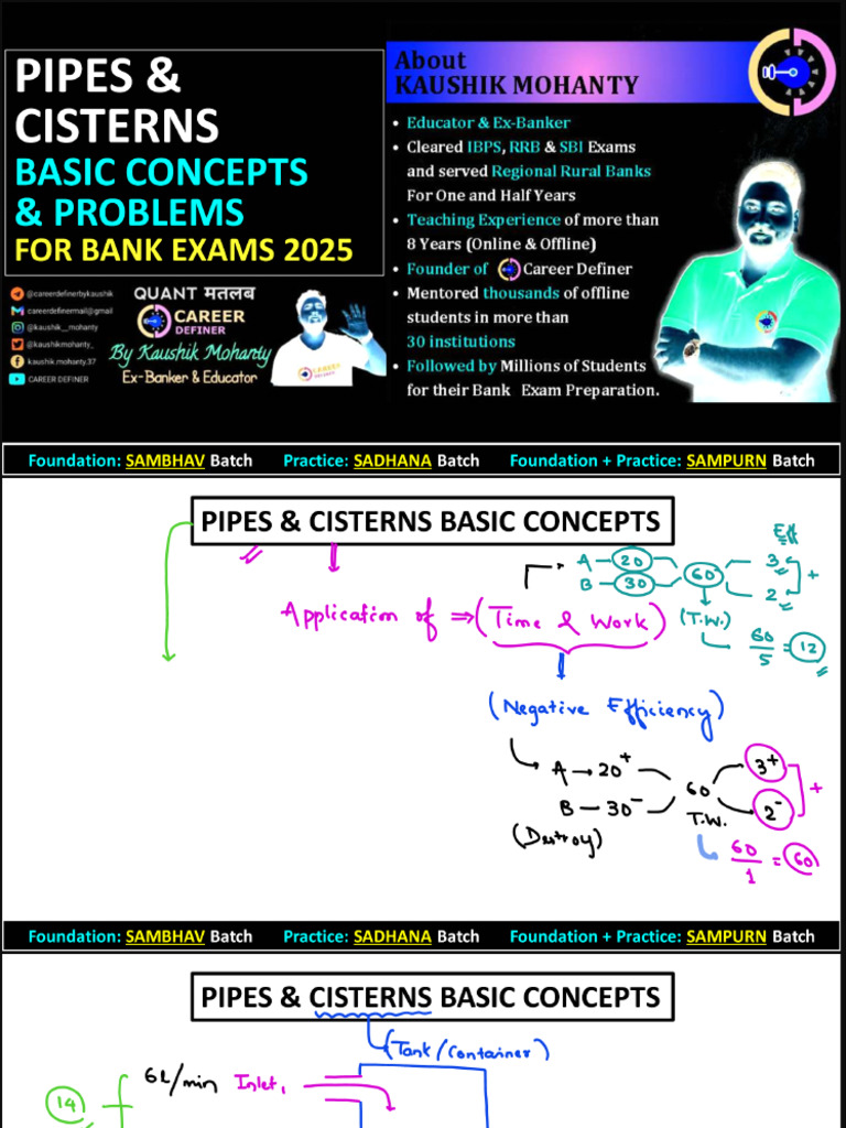 Pipes & Cisterns Basic Concepts & Problems (Sol) - 64865682 - 2025 - 08!19!10 - 54-Merge-Invert ...