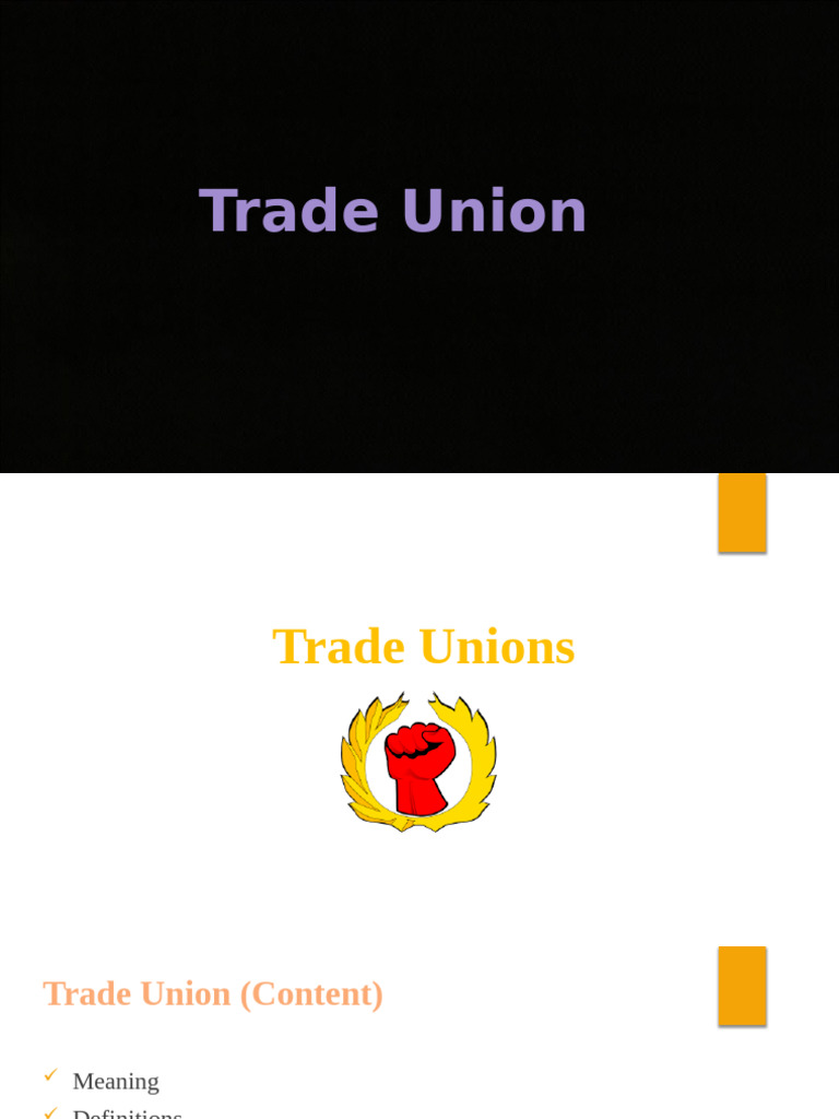 Trade Unions | PDF | Trade Union | Employment