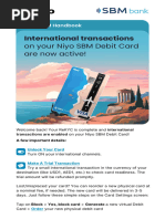 CIB Cards International Spend Limits English | PDF | Retail Financial ...