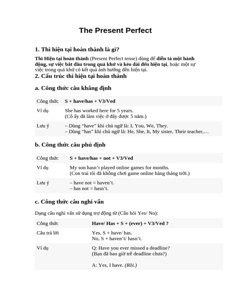 Grammar HTHT | PDF