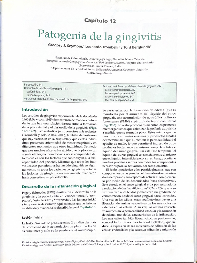 Capítulo 12 perio | PDF