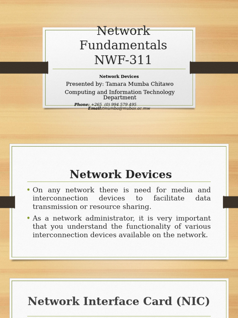 Lesson 6 Network Devices | PDF | Network Switch | Computer Network