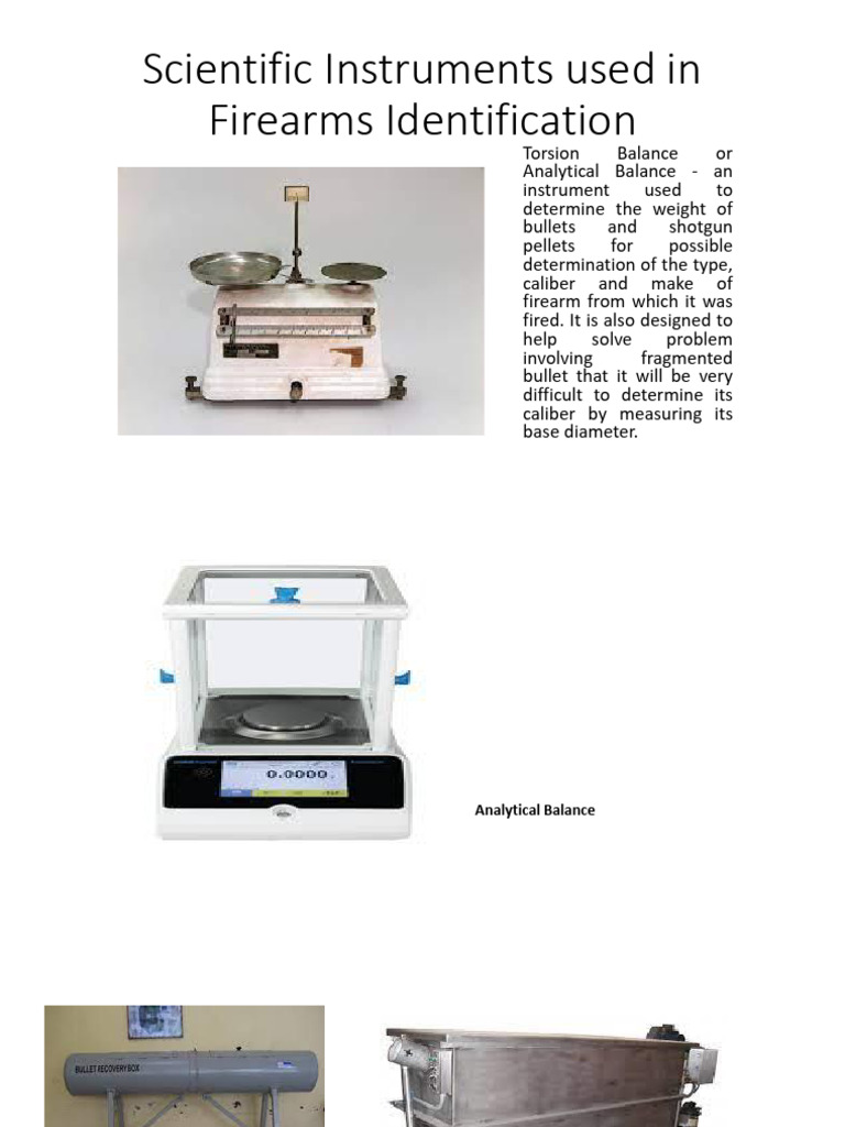 Chapter 2 - Scientific Instruments Used in Firearm Identification | PDF ...