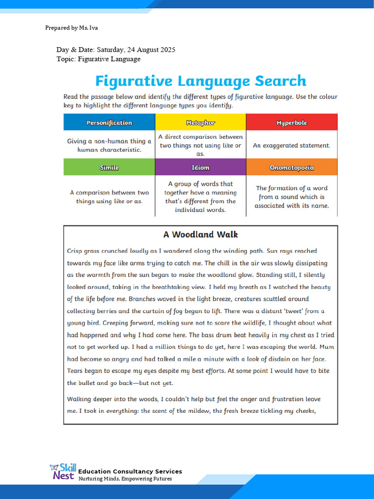 Understanding Figurative Language | PDF