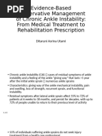 OrthoToolKit Cumberland Ankle Instability Tool (CAIT) Score Report | PDF
