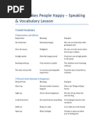 Happiness Conversation Class Guide | PDF