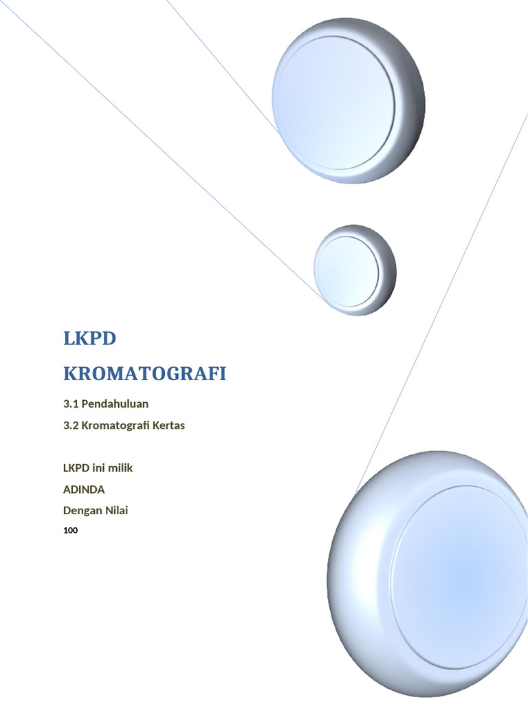 Panduan Kromatografi Kertas dan Prinsipnya | PDF