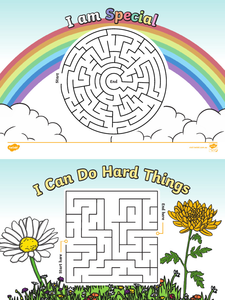 Au C 1682033012 Eylf Mindfulness Mazes Ver 1 | PDF