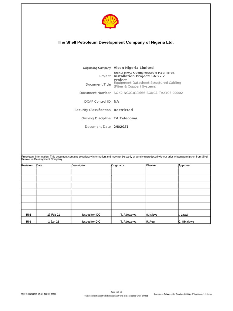 SOK2-NG01011666-SOKC1-TA2105-00002 - R02 - Equipment Datasheet For ...