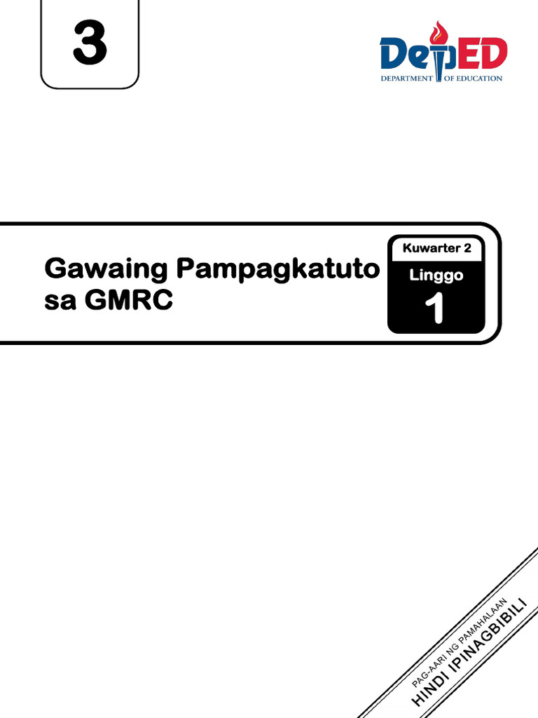 LAS GMRC-3 Q2 Week1 v3 | PDF