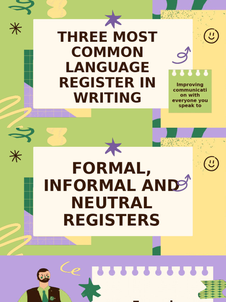 Language Registers in Communication | PDF