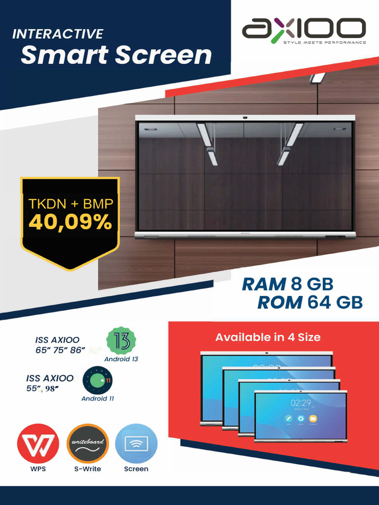 Brosur Iss Axioo 2025 Compressed | PDF | Touchscreen | Computer Hardware