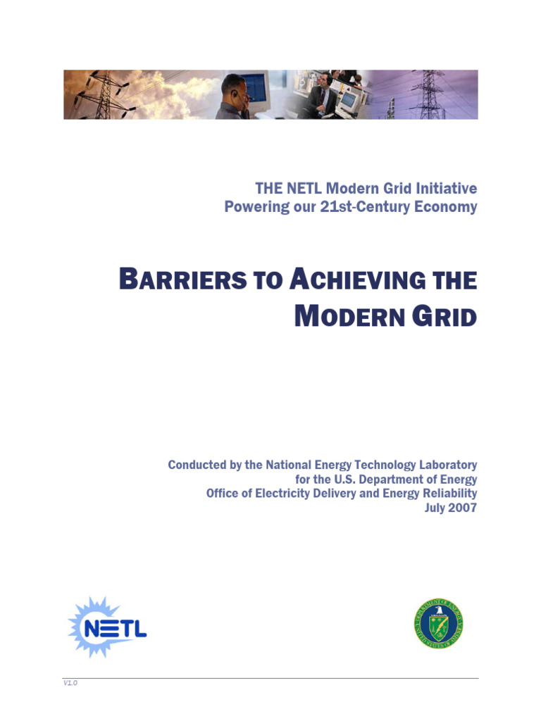 Barriers To Achieving The Modern Grid | PDF | Electrical Grid | Public Utility