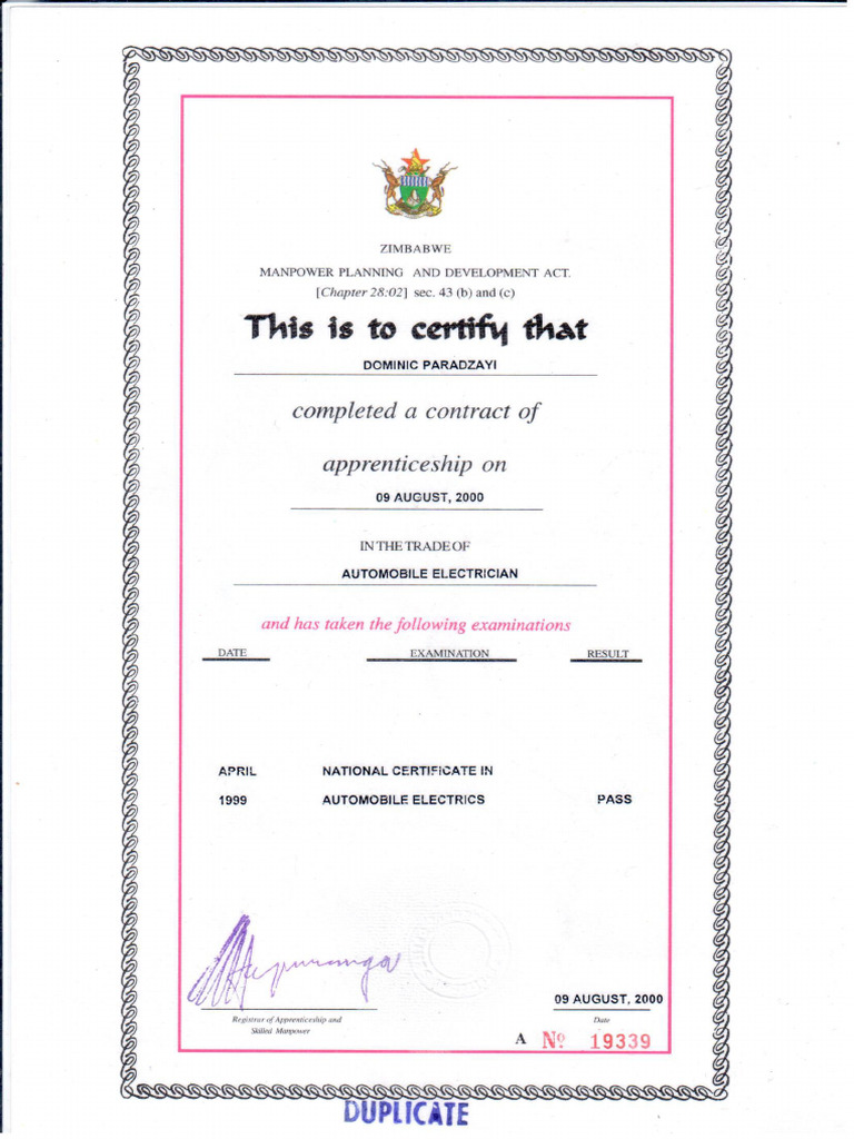 Certificate 2 Pdf