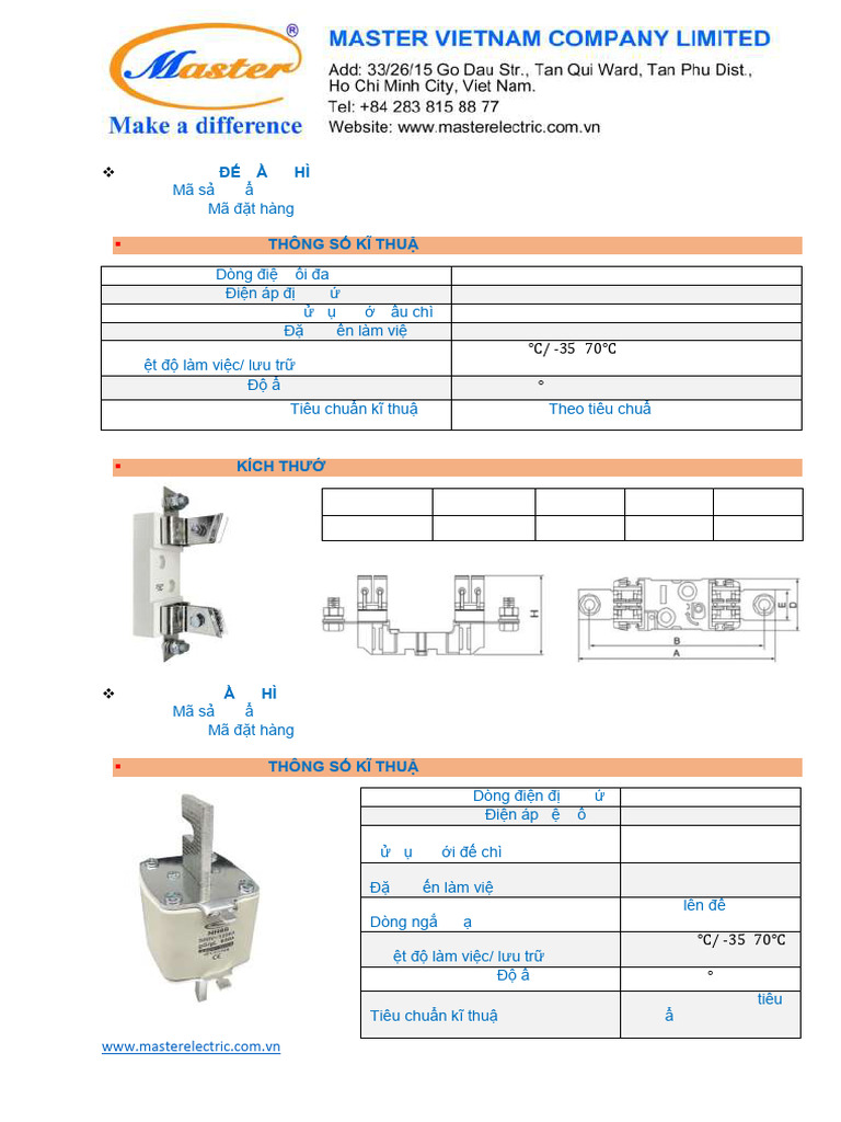 (Eco) 01. Fuse Base, Fuse Link 1250a 48VDC | PDF