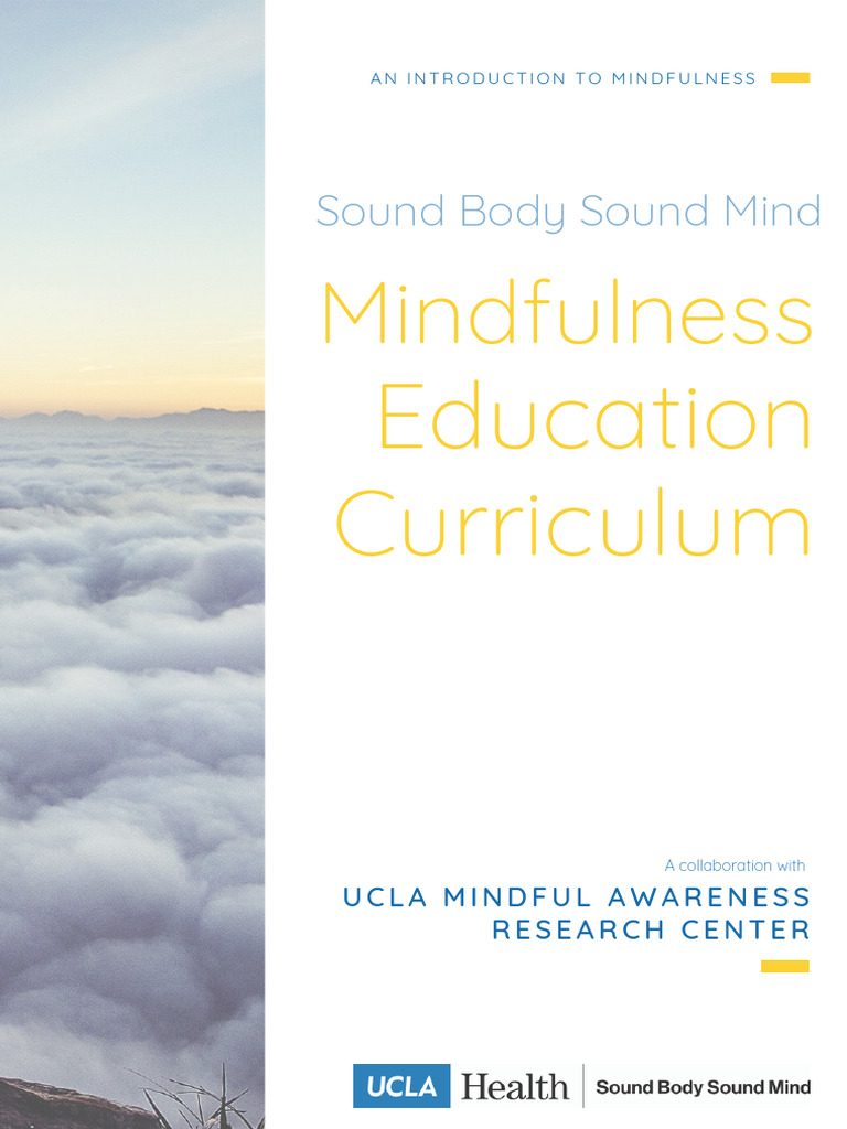 SBSM Mindfulness Education Curriculum Master | PDF | Mindfulness | Thought