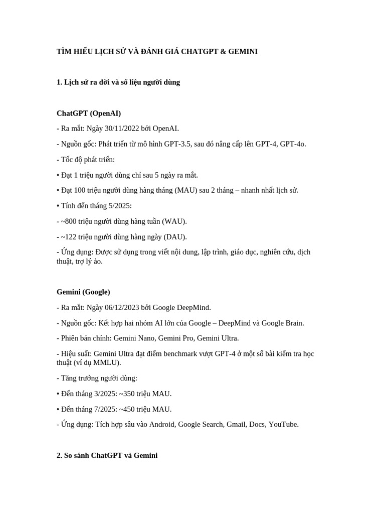 So Sanh ChatGPT Va Gemini | PDF
