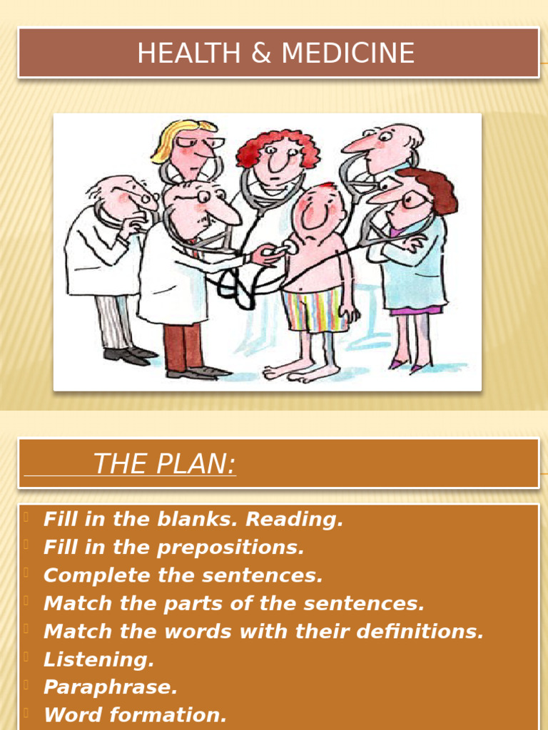 Health and Medicine Exercises Guide | PDF | Tablet (Pharmacy) | Infection