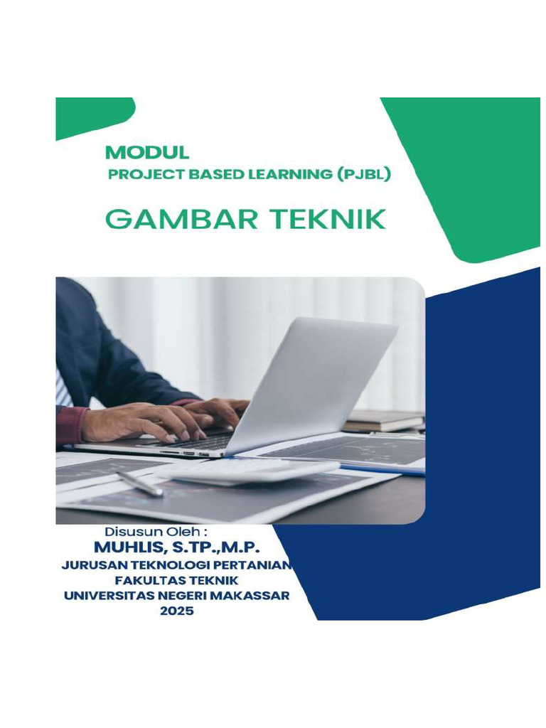 Modul Gambar Teknik PjBL untuk Mahasiswa | PDF
