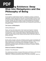 Some Metaphysical Questions | PDF | Metaphysics | Causality