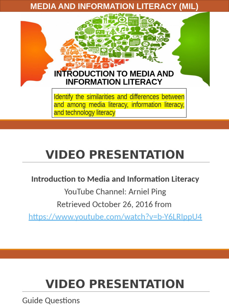 MIL MELC2 Similiraties and Differences of MIL | PDF | Information ...